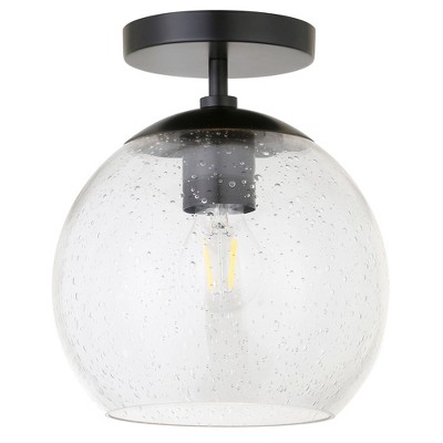 Harrow 1-light Semi-flush Mount Ceiling Lighting With Clear Glass Shade ...