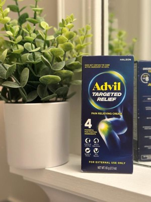 Advil Targeted Relief Pain Relieving Cream with Massage Applicator - 2 ...