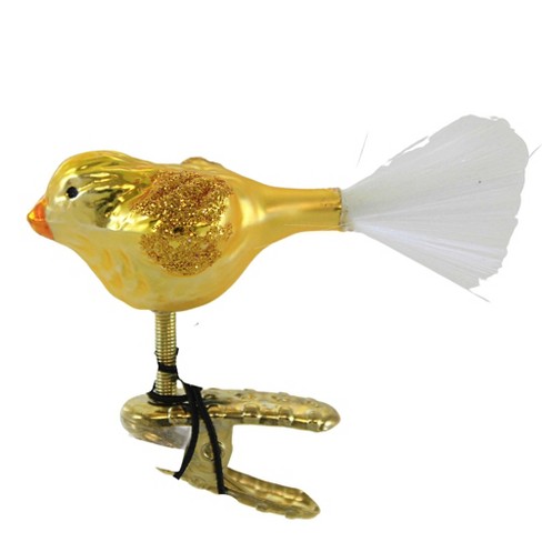 Inge Glas 1.5 Inch Mini Maestro Ornament Bird Clip-on Tree Ornaments ...