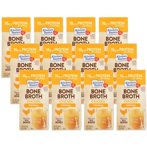 Kitchen Basics Original Chicken Bone Broth - Case Of 12/32 Fz : Target