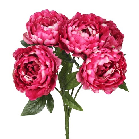 Vickerman 20" Artificial Peony Bunch : Target
