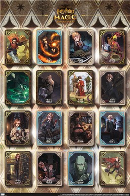 Trends International The Wizarding World: Harry Potter - Illustrated ...