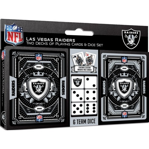 Masterpieces Officially Licensed Nfl Las Vegas Raiders 2-pack Playing ...