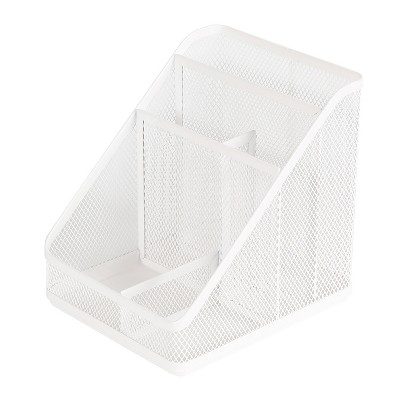 Mesh Medium Desktop Organizer White - Brightroom™ : Target