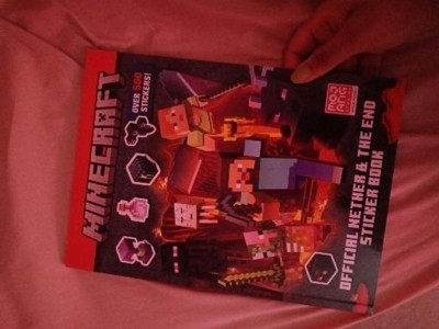 Minecraft Official The Nether And The End Sticker Book (minecraft) - By ...