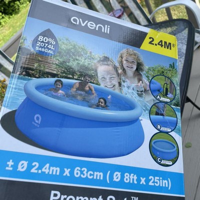 Jleisure Avenli 8 Foot X 25 Inch 2 To 3 Person Capacity Prompt Set ...