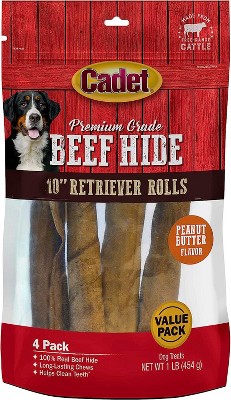 Cadet Peanut Butter Rawhide Curls (1 Lb Pack) : Target