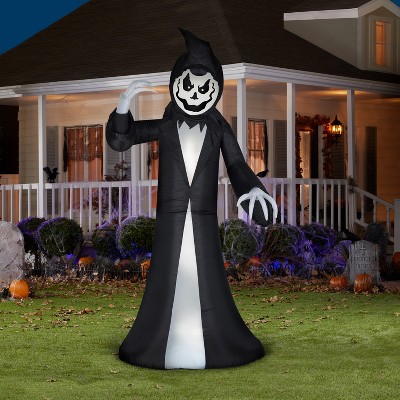 Gemmy Animated Airblown Inflatable Reaper, 9.5 Ft Tall, Black : Target