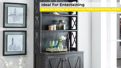 Elegant Wall Bar Cabinet - Home Source : Target