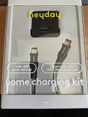 2-port Usb-a Usb-c Wall Charger With 6 Usb-c To Usb-c Braided Cable ...