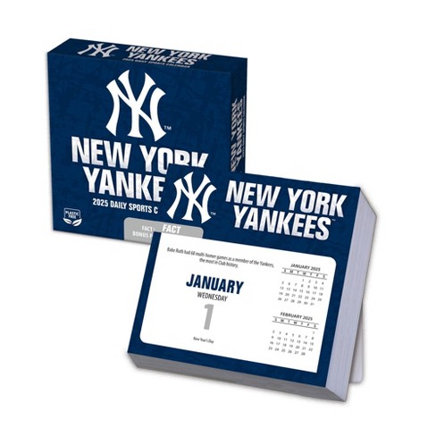 Mlb New York Yankees 2025 Box Calendar : Target