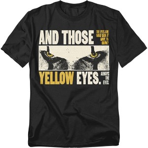 Men's Welcome To Derry Those Yellow Eyes T-Shirt, Black, Medium : Target