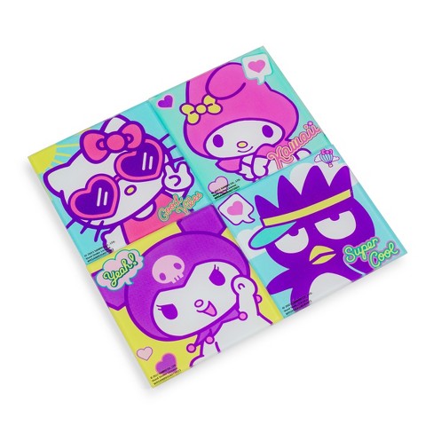 Silver Buffalo Sanrio Hello Kitty And Friends Glass Coasters | Set Of 4 ...