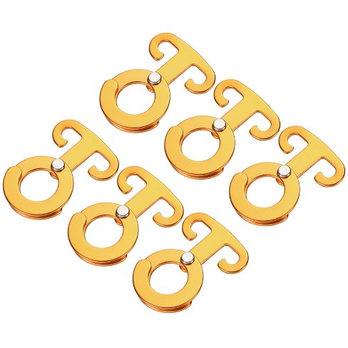 Unique Bargains Aluminum T-ring Hooks Tent Rope Buckles Self-locking ...