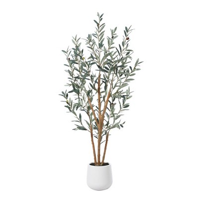 Nearly Natural 5’ Olive Artificial Tree : Target