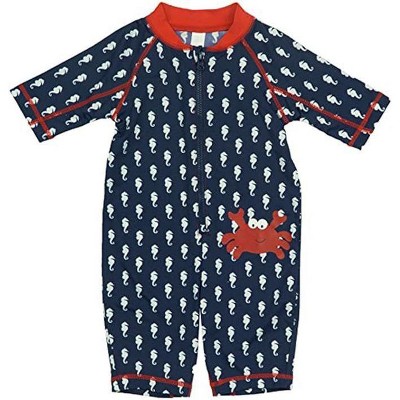 Kiko & Max Infant Boy's One Piece Full Body Rash Guard Swimsuit : Target