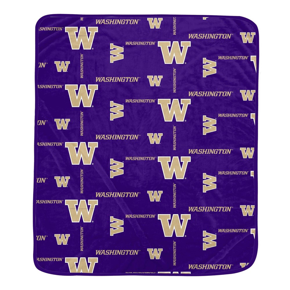 NCAA Washington Huskies Homefield Flipped Wordmark Throw Blanket - buy ...