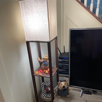 Shelf Floor Lamp Black - Threshold™ : Target