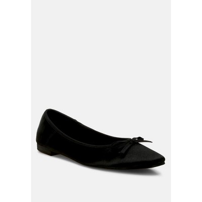 Fearless Satin Bow Embellished Ballerinas : Target