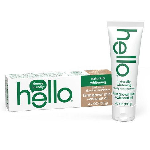 Hello Naturally Whitening Fluoride, Sls-free And Vegan Toothpaste - 4 ...