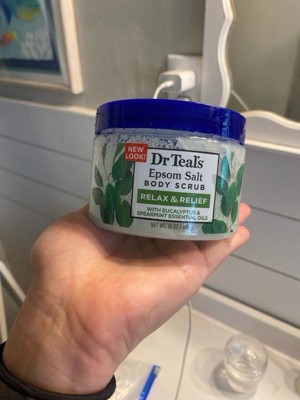 Dr Teal's Exfoliate & Renew Eucalyptus & Spearmint Epsom Salt Body ...