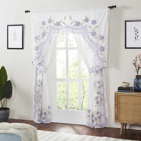 Bloomfield Collection Floral Design 100% Cotton Tufted Unique Luxurious ...