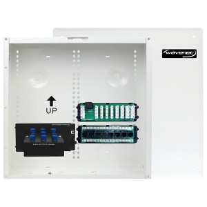 Wavenet – 14” Structured Wiring Enclosure Combo Kit with Three Modules ...