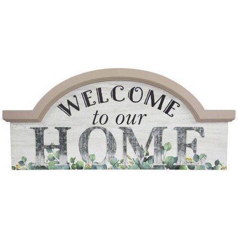 Northlight Welcome To Our Home Wall Sign - 29.75" : Target