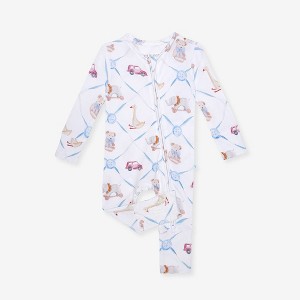 Infant Baby Oxford Convertible One Piece - Posh Peanut : Target