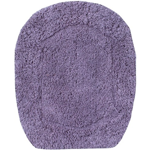 18"x18" Waterford Collection Purple Cotton Tufted Bath Rug - Home ...