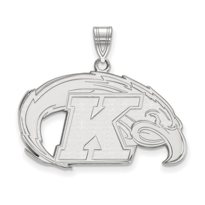 Black Bow Jewelry Sterling Silver Kent State Golden Flashes Ncaa Large ...