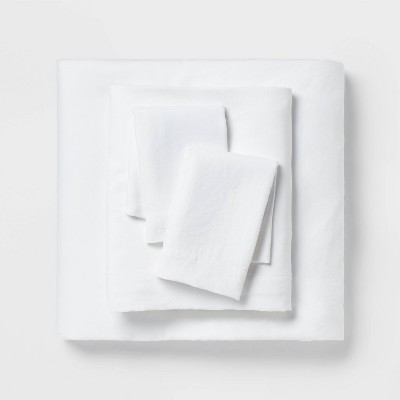 4pk Queen Fitted Sheet White - Room Essentials™ : Target