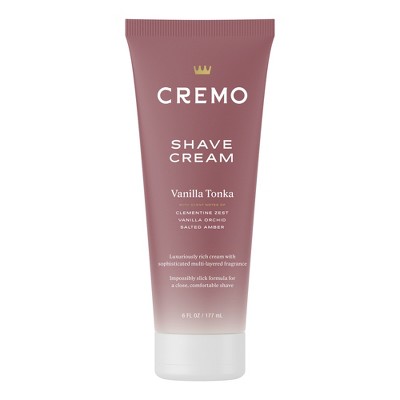 Cremo Shave Cream - Vanilla Tonka - 6 Fl Oz : Target
