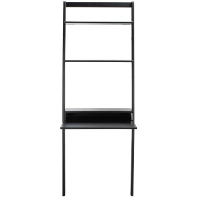 Freestanding Ladder Desk With Drawer Solid American Maple Frame Natural ...