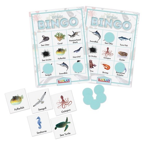 Kaplan Early Learning Ocean Bingo Learning Game : Target