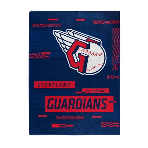 Mlb Cleveland Guardians Digitized 60 X 80 Raschel Throw Blanket : Target