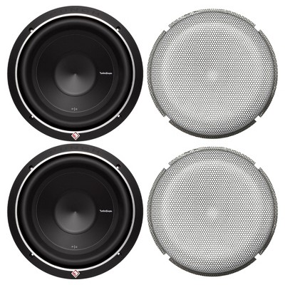 Rockford Fosgate 2 P2d4-10 10” 600 Watt Dvc Subwoofers And 2 P2p3g-10 ...