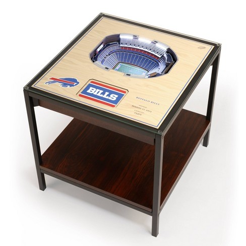 Nfl Buffalo Bills 25-layer Stadiumviews Lighted End Table : Target
