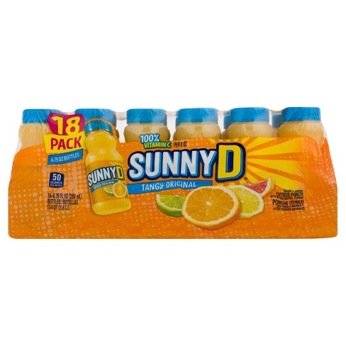 Sunnyd Orange Juice Drink - 18pk/6.75 Fl Oz Bottles : Target