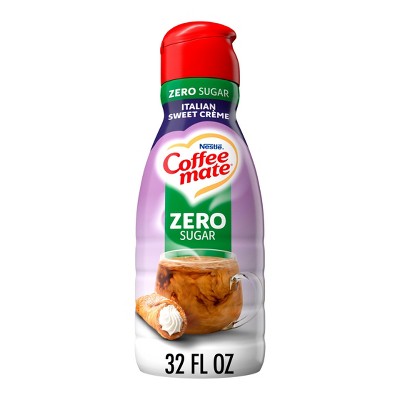 Coffee Mate Zero Sugar Italian Sweet Crème Coffee Creamer - 32 Fl Oz ...