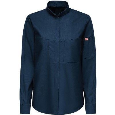 Red Kap Men's Long Sleeve Performance Tech Shirt, Navy/red/light Grey ...