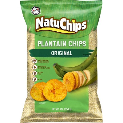 Natuchips Plantain Chips Regular Flavored - 8oz : Target