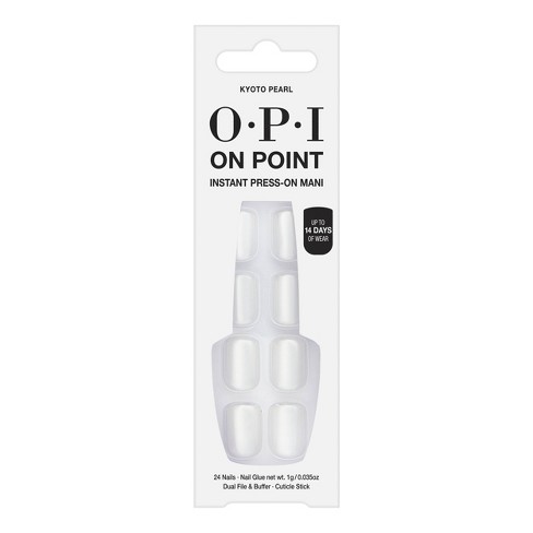Opi Press-on Fake Nails - Kyoto Pearl - 26ct : Target