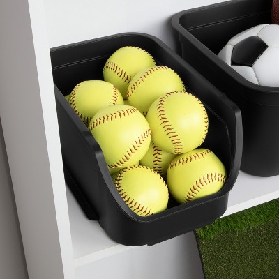 Large Drop Front Heavy Duty Stacking Storage Bin - Brightroom™ : Target