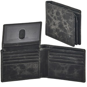 Wallet for Men Slim RFID Blocking Leather Bifold Minimalist 2 ID ...