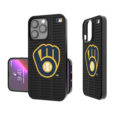 Keyscaper Milwaukee Brewers Text Backdrop Bump Cell Phone Case For ...
