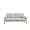 Celeste Upholstered 3-seater Sofa With Pillows And Cushions, Chaise ...