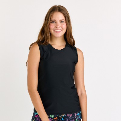 Calypsa Women's Loose Fit Tankini Upf 50+ Maya Swim Top : Target