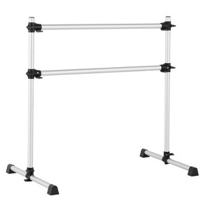 VEVOR Ballet Barre, 4 Ft Aluminum Double Barre Bar for Home ...