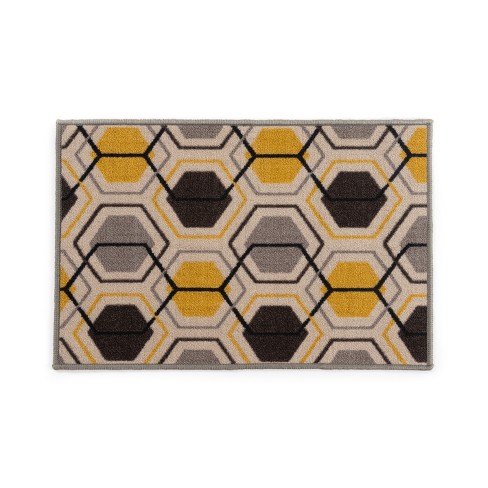 World Rug Gallery Contemporary Geometric Stripe Non-slip (non-skid ...